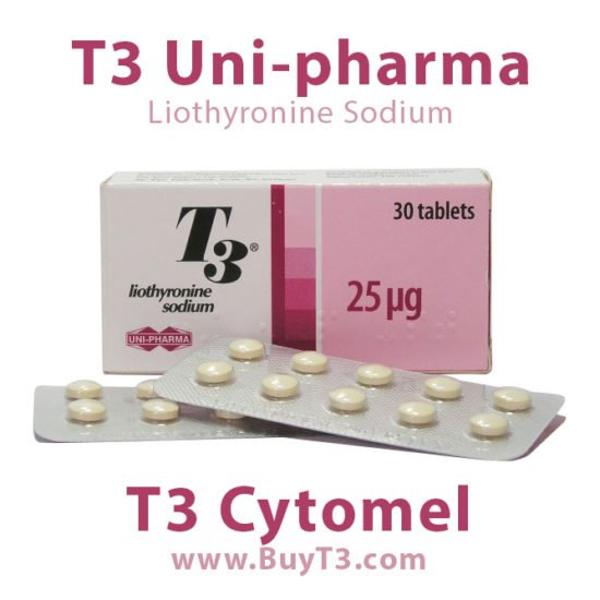 T3 Uni-Pharma Liothyronine Sodium Cytomel Greece Best for sale Cytomel